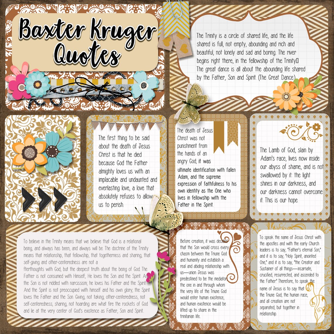 Nutmeg 2 PBJ Bible Pocket Journal Cards 3x4 Project Life - Etsy