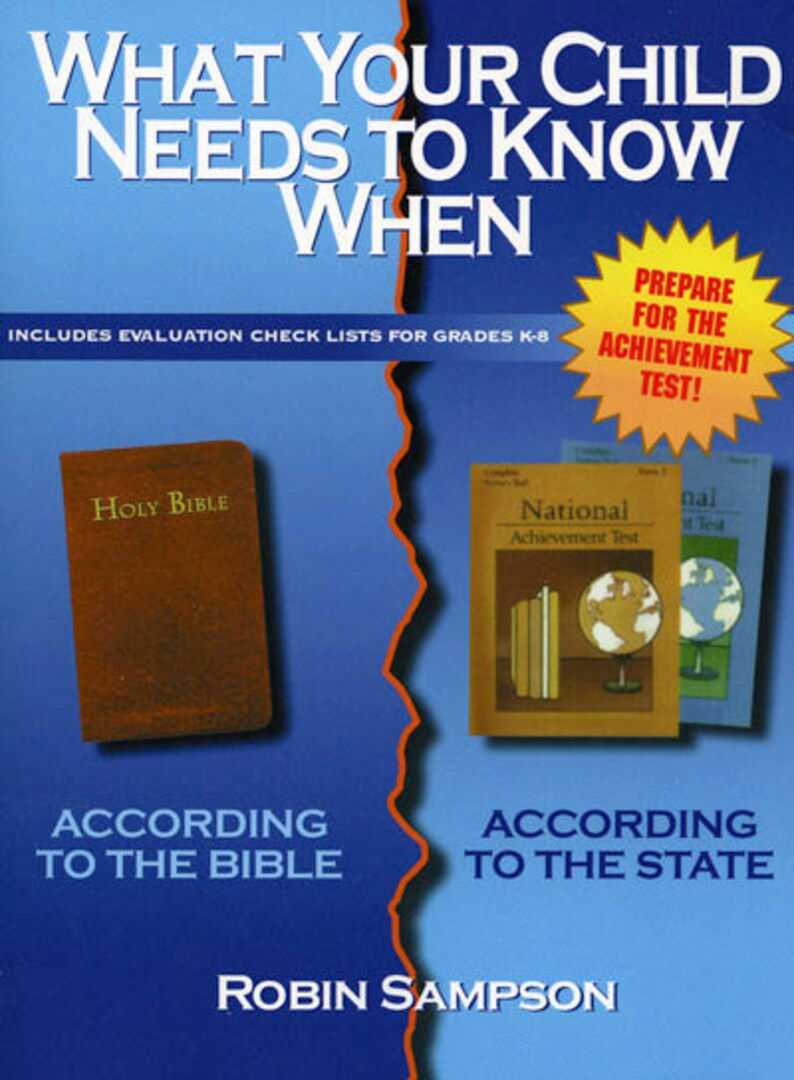 What Your Child Needs to Know When: Guide for Christian Homeschooling ...