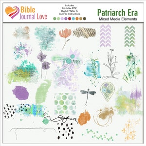 Patriarch Era Bible Journal Bundle Both Digital 'n Printable. Purple ...