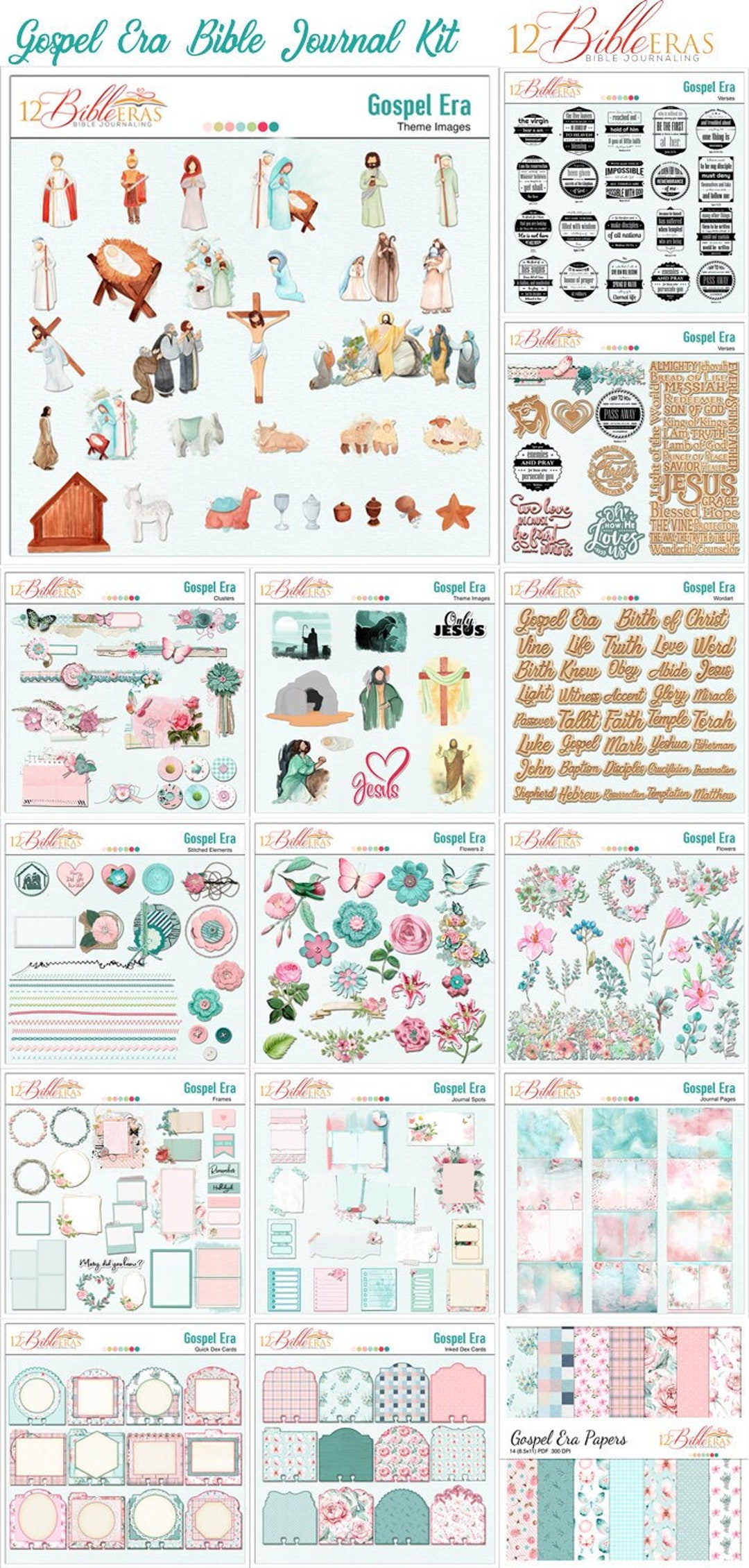 Life of Jesus Christ Bible Journal Kit: 50% off With Gospel Era Class ...