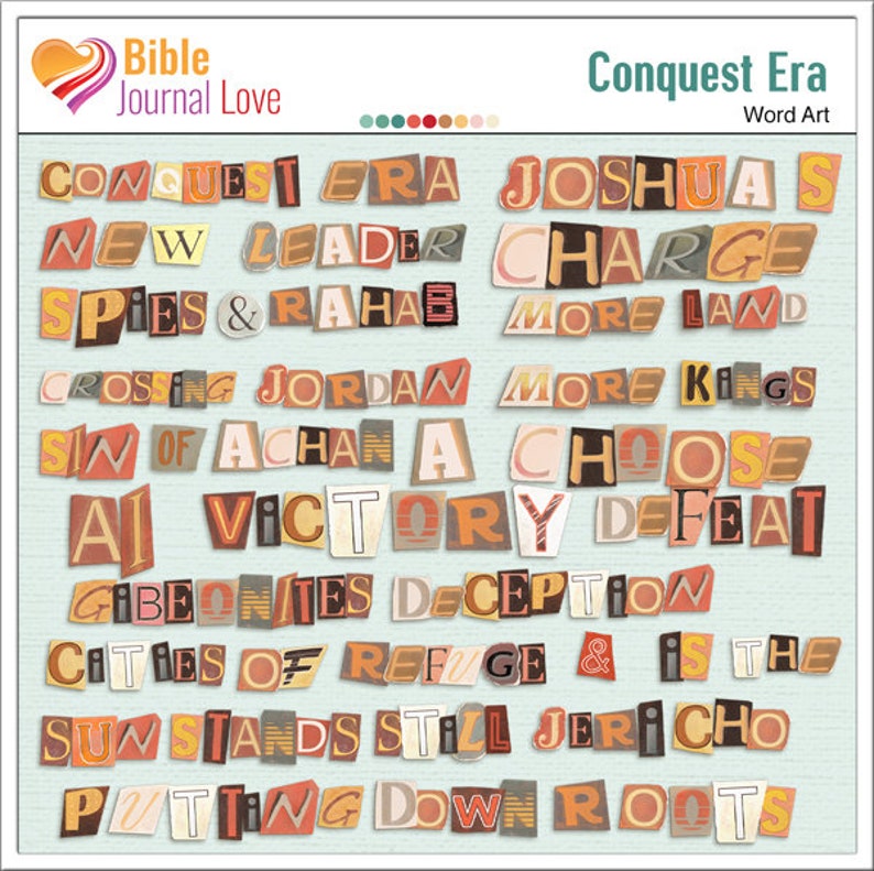 Conquest Era Journal Bundle Both Digital 'n Printable. Bible Journal ...