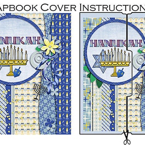 Hanukkah Digital Lapbook Kit in Blue and Gold. Thematic Unit Study on 8 ...
