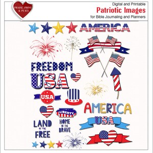 Patriotic Travelers Notebook Bible Journal Kit GET BOTH Digital and ...
