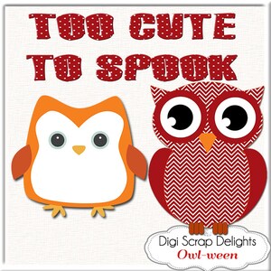 Halloween Owls Clip Art: Black & Orange Patterns (digital Download) - Etsy