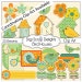 SALE 1.75 Bird Houses Digital Scrapbooking Scrapbook Paper in Orange ...