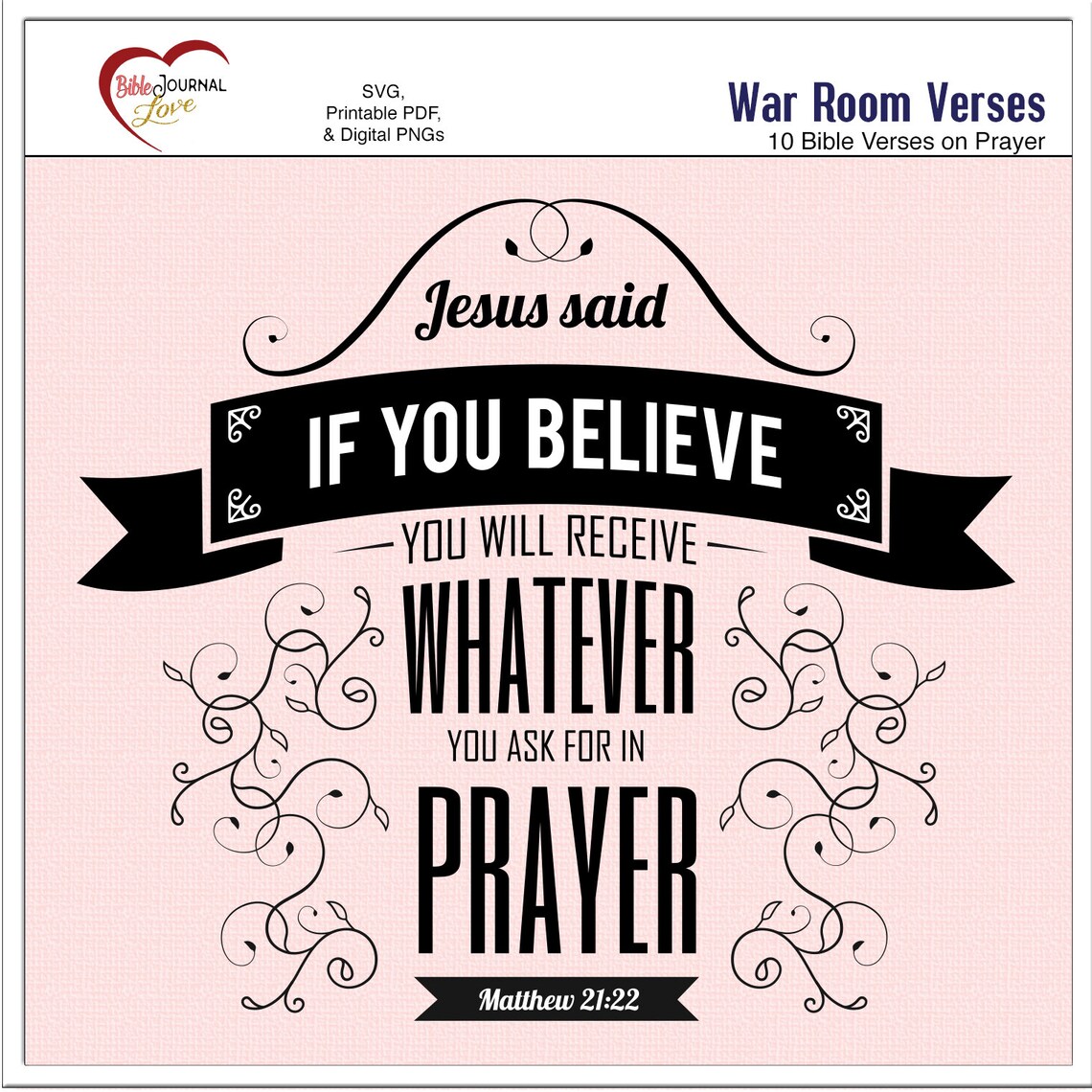 10 War Room Bible Verse Bundle Prayer Theme in Printable Pdfs | Etsy