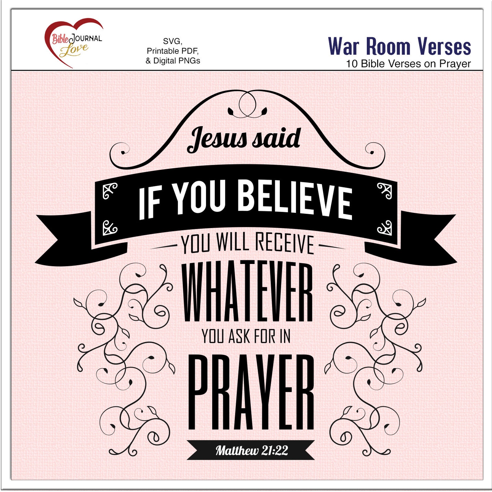 10 War Room Bible Verse Bundle Prayer Theme in Printable Pdfs - Etsy