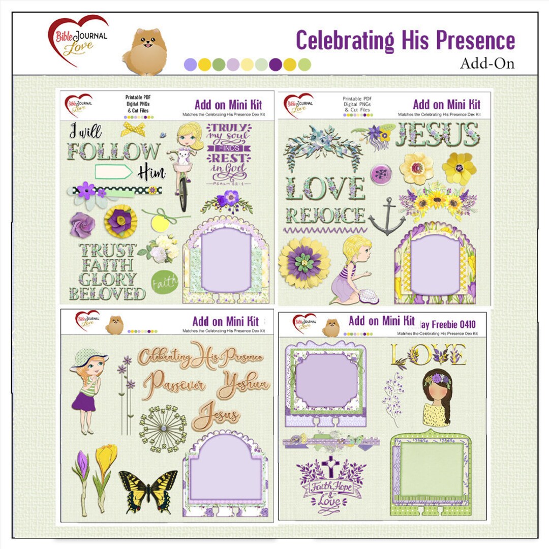 Bible Journaling 5 Memory Dex Cards and Elements Add-on Kit: 5 Quick ...