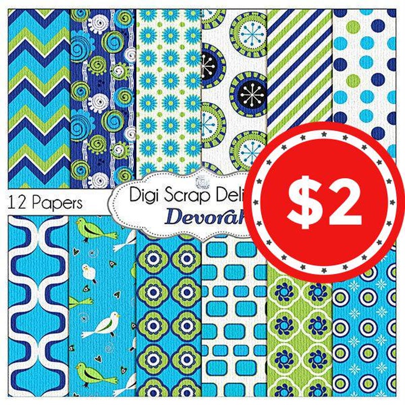 Aqua and Navy Blue - Etsy