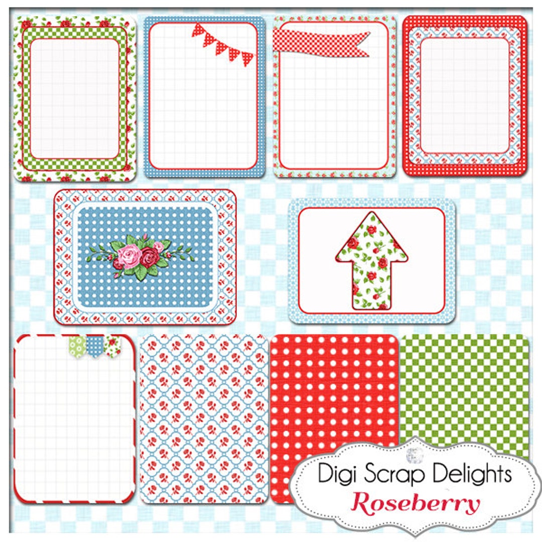 Roseberry PBJ Pocket Bible Journal Cards 3x4 Project Life Style, BOTH Printable & Digital. Verse ...