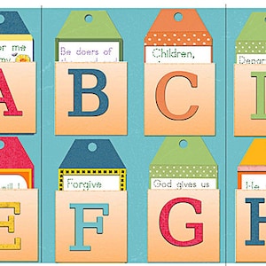 Bible Journal Early! W ABC Tags Lapbook & Alphabet Bible Clipart for ...