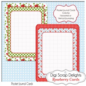 Roseberry PBJ Pocket Bible Journal Cards 3x4 Project Life Style, BOTH Printable & Digital. Verse ...