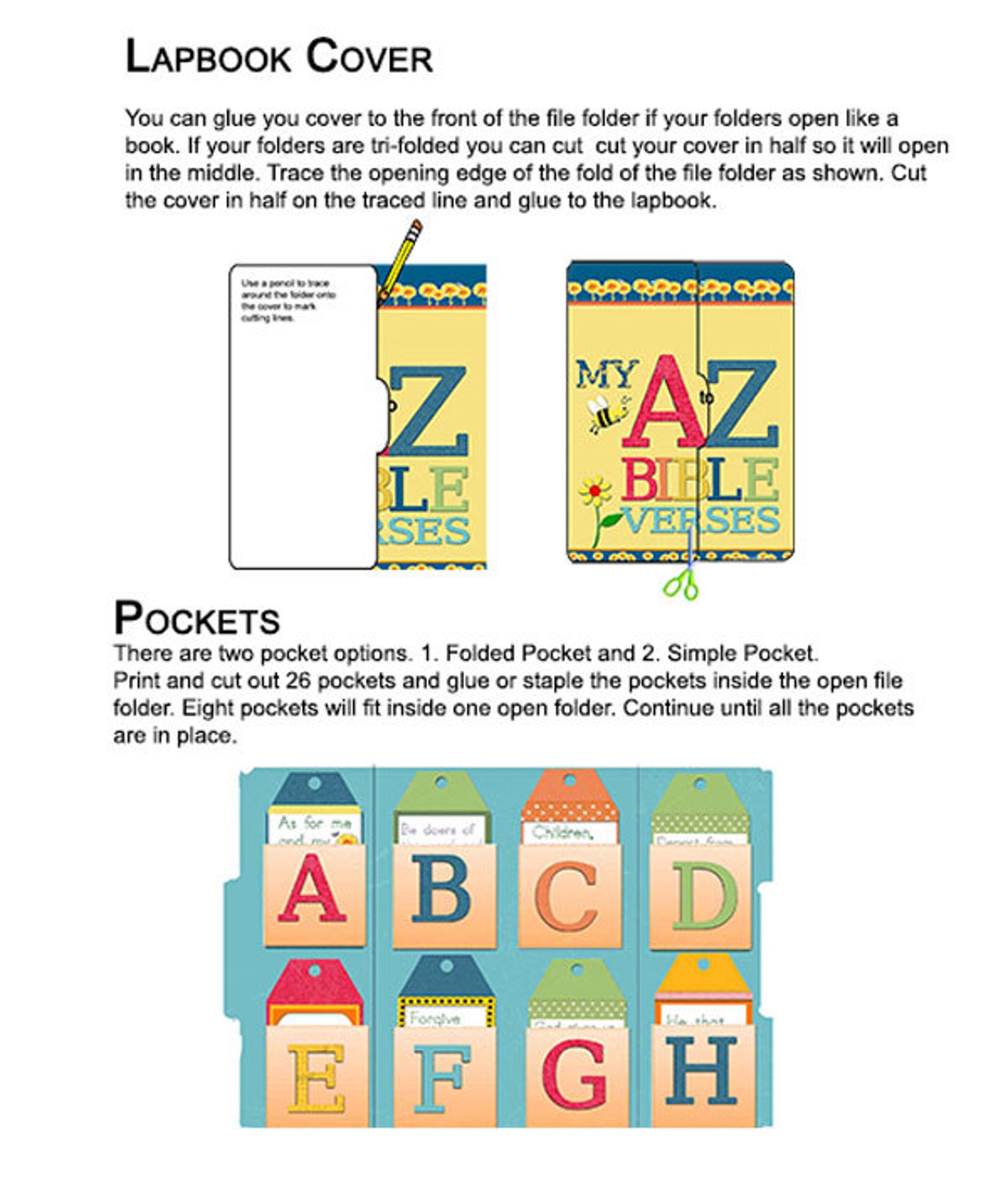 Bible Journal Early W ABC Tags Lapbook & Alphabet Bible - Etsy