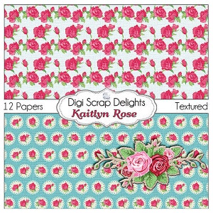 Shabby Chic Vintage Kaitlyn Rose Papers Cath Kidson Style - Etsy