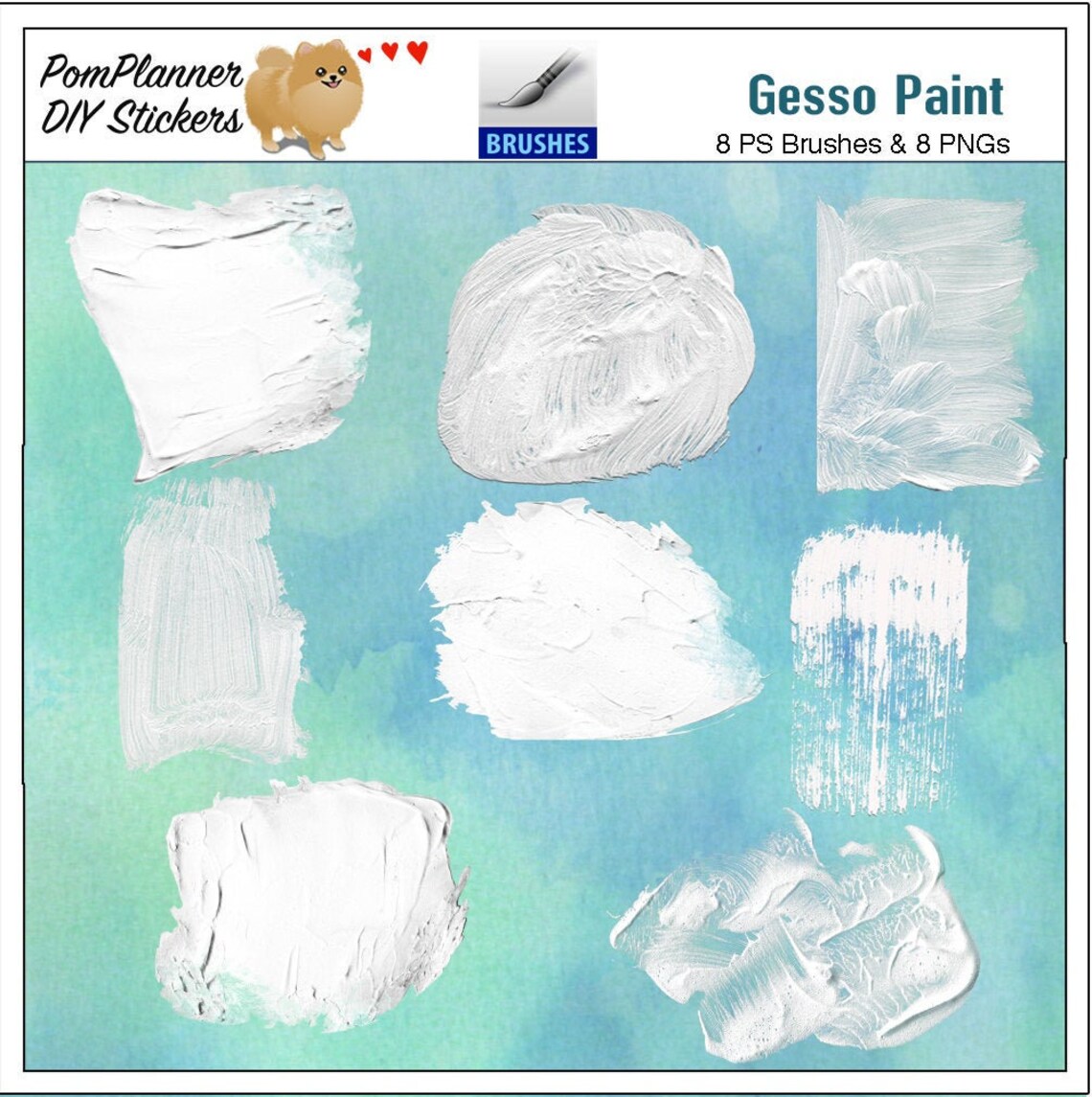 Gesso Paint for Digital Art or Bible Journaling Digital - Etsy