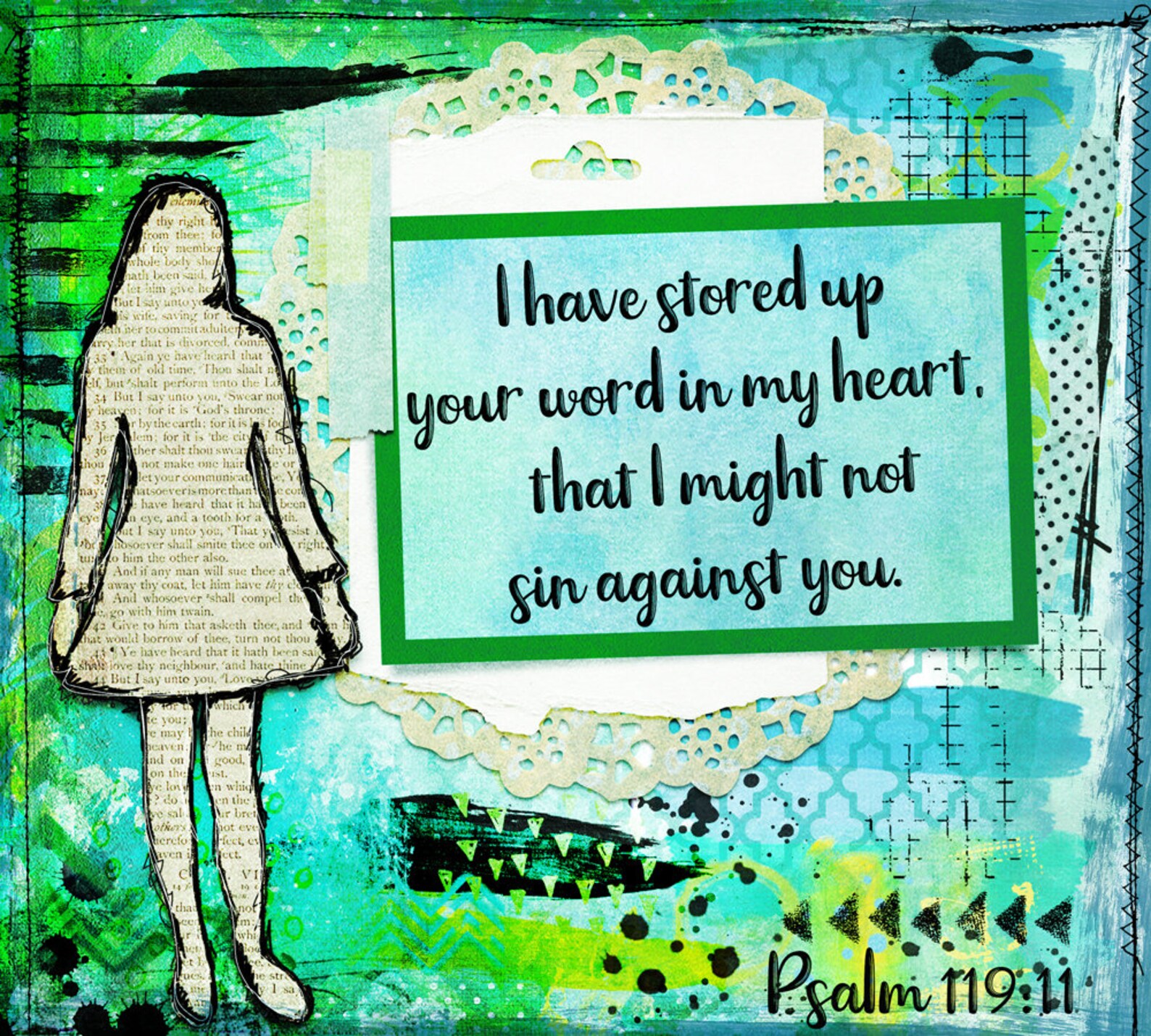 Digital Mixed Media Overlays for Bible or Art Journaling - Etsy