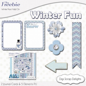 Frozen Digital Papers for Snow Scrapbooking Snowman, Snow Flakes, Cocoa ...