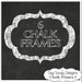 Digital Chalk Frames // Chalkboard Clip Art Clipart // Decorative ...