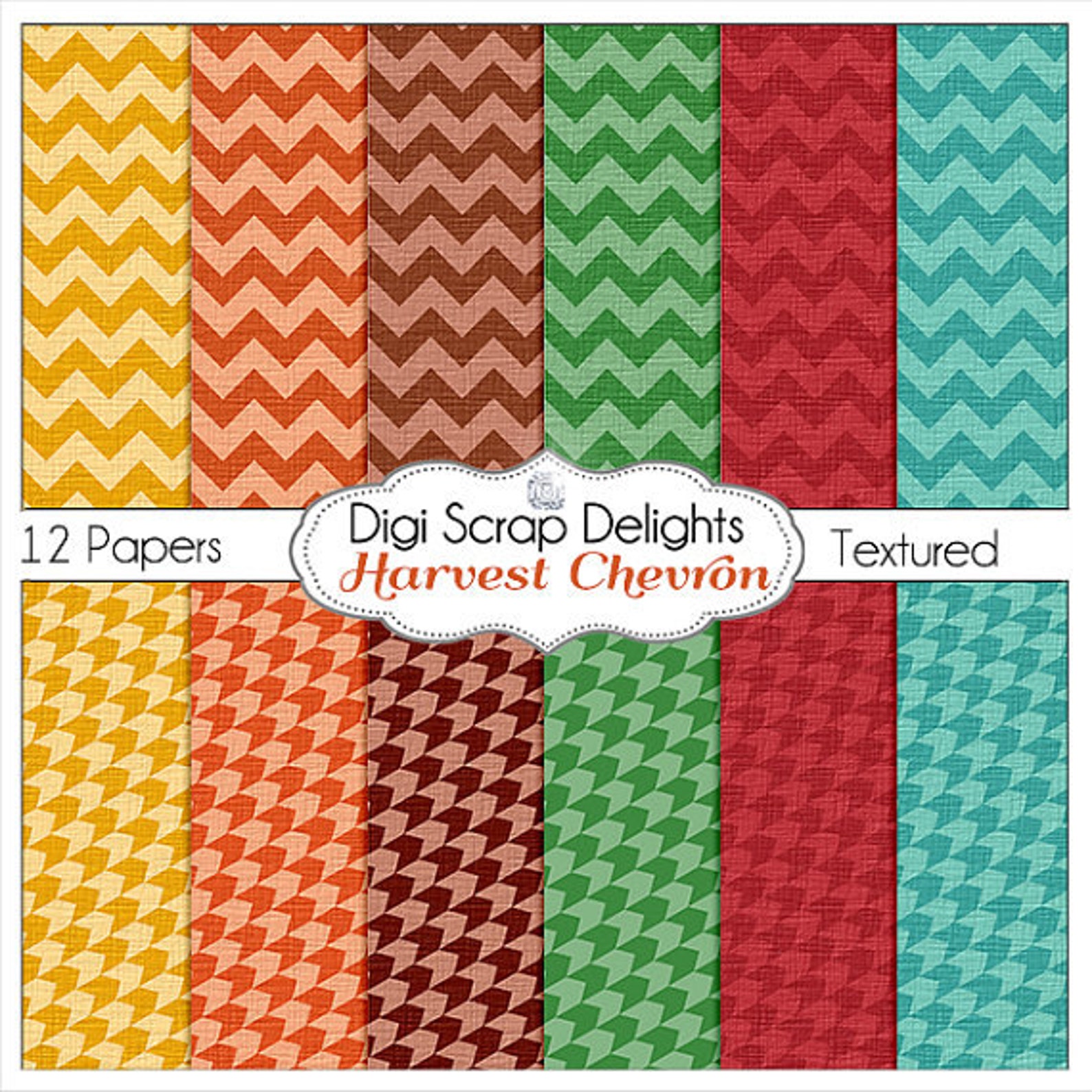 SAVE 60 Percent Fall Digital Papers Bundle w Leaf & Owls Clip | Etsy