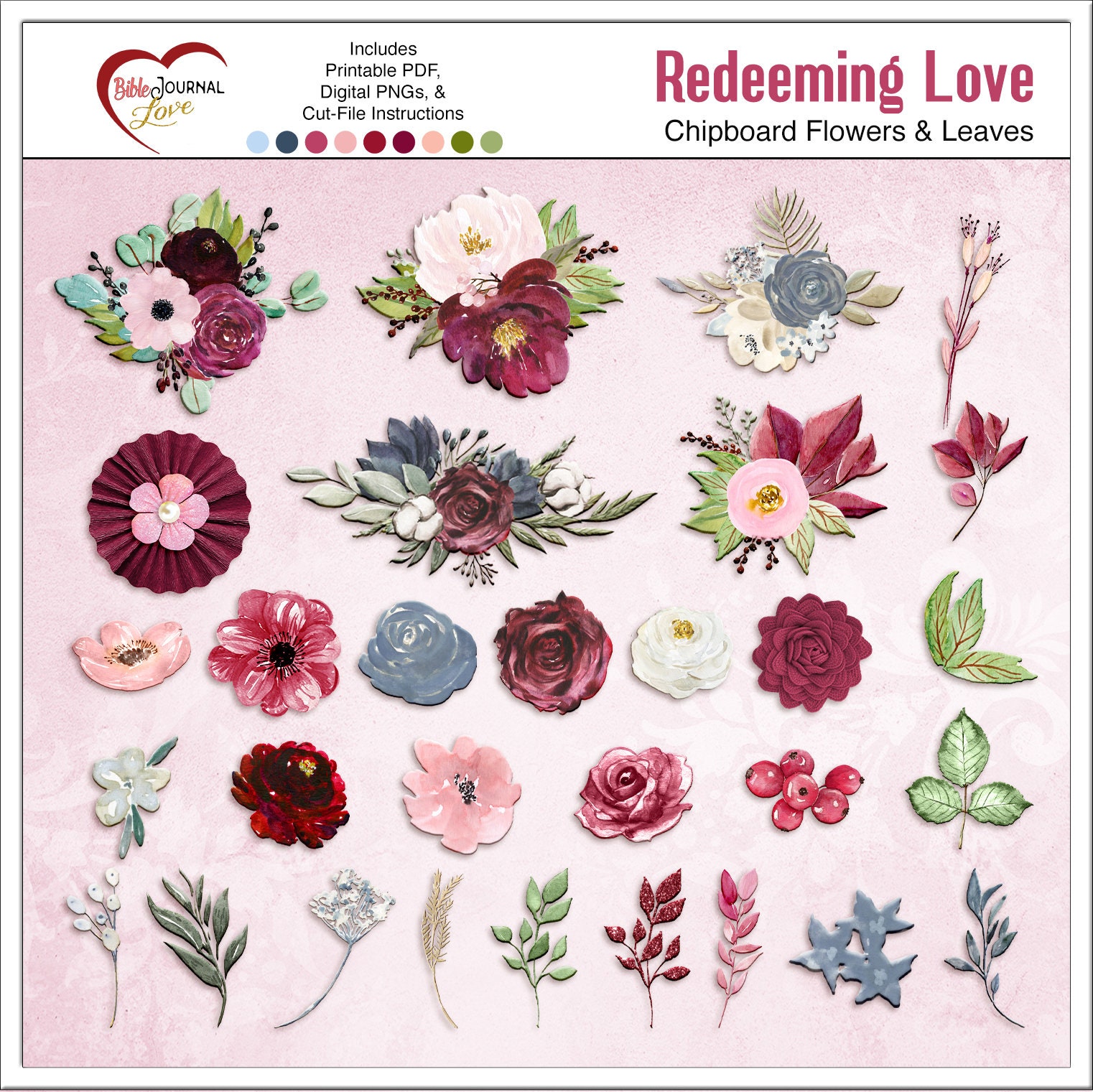 Redeeming Love Bible Journal Memory Dex Card Kit 31 Bible - Etsy España