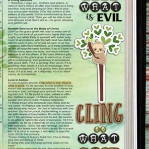 Sloth Bible Journaling Kit- Printables and Digital Kits: Art Clip Art ...