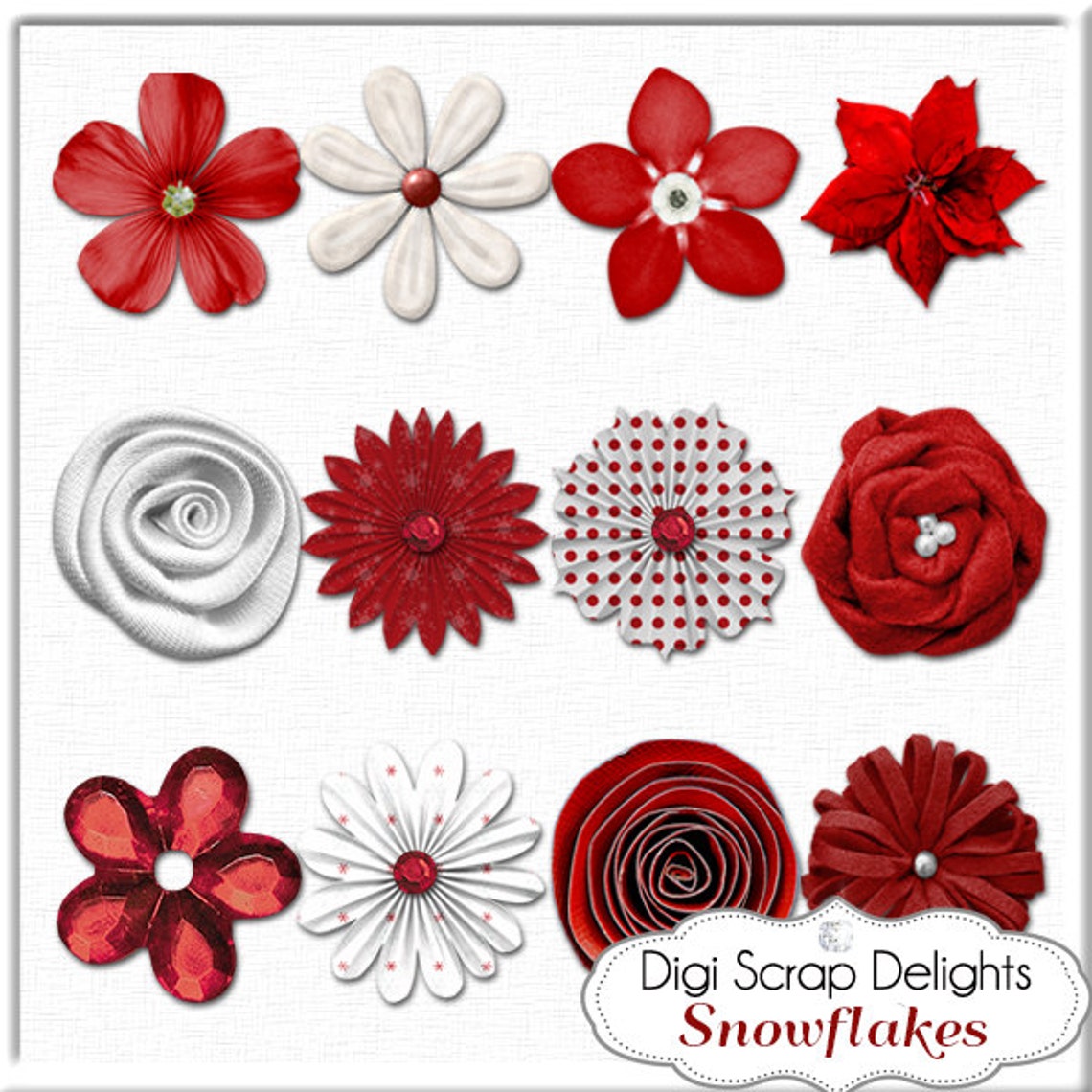 Winter Digital Scrapbook Kit Snow Scrapbook MEGA Bundle - Etsy