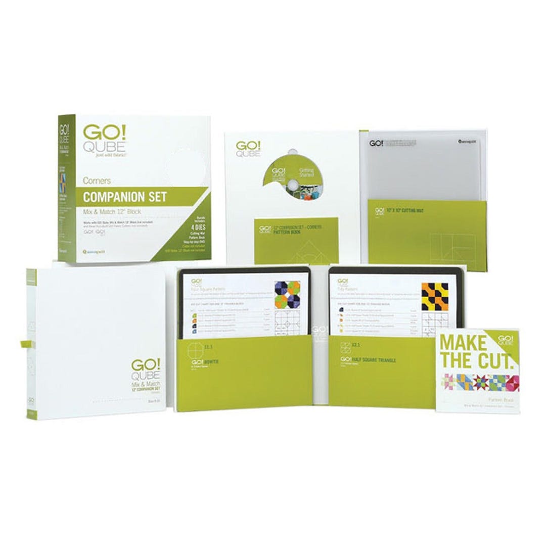 Accuquilt GO! Qube 12" Companion Set Corners | FREE SHIPPING! Quilting ...