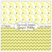 SALE 1.75 Lemon Pretty Digital Papers in Lime Green & Lemon - Etsy