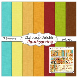 SAVE 60%! Thanksgiving Scrapbook Kit W Turkey, Pilgrim, Pumpkin, for ...