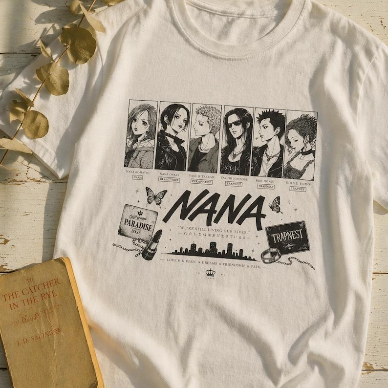 Nana Osaki Anime T Shirt, Nana Anime Shirt, Punk Rock Manga Tee, Blast ...