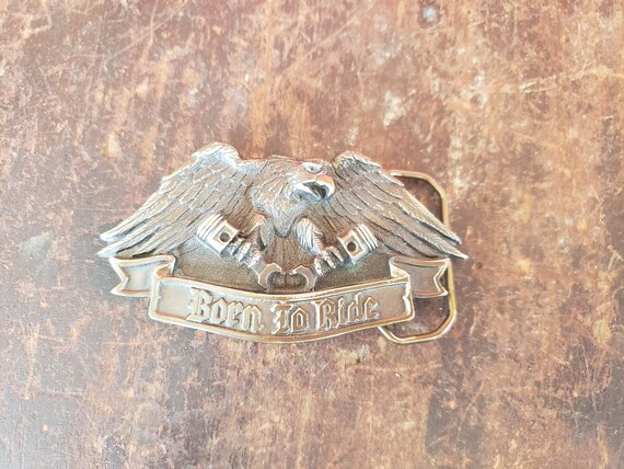 1992 Born to Ride Belt Buckle American Buckle Company… - Gem
