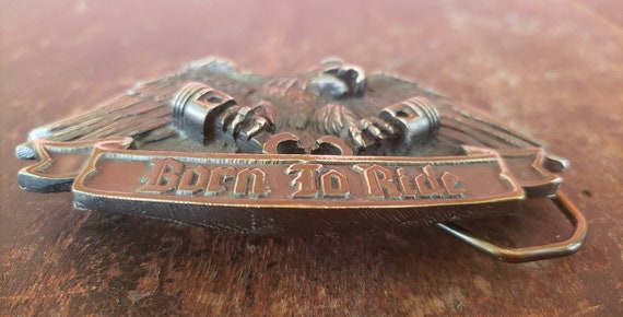 1992 Born to Ride Belt Buckle American Buckle Company… - Gem