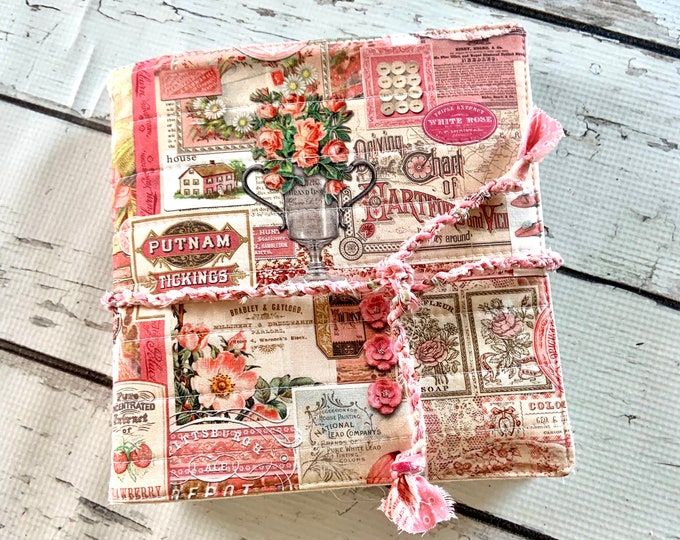 Slow Stitch Blank Book/slow Stitching/embroidery Book/embroidery Stitch ...