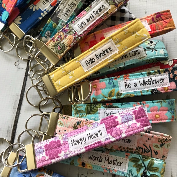 Key Fob With Words - Etsy