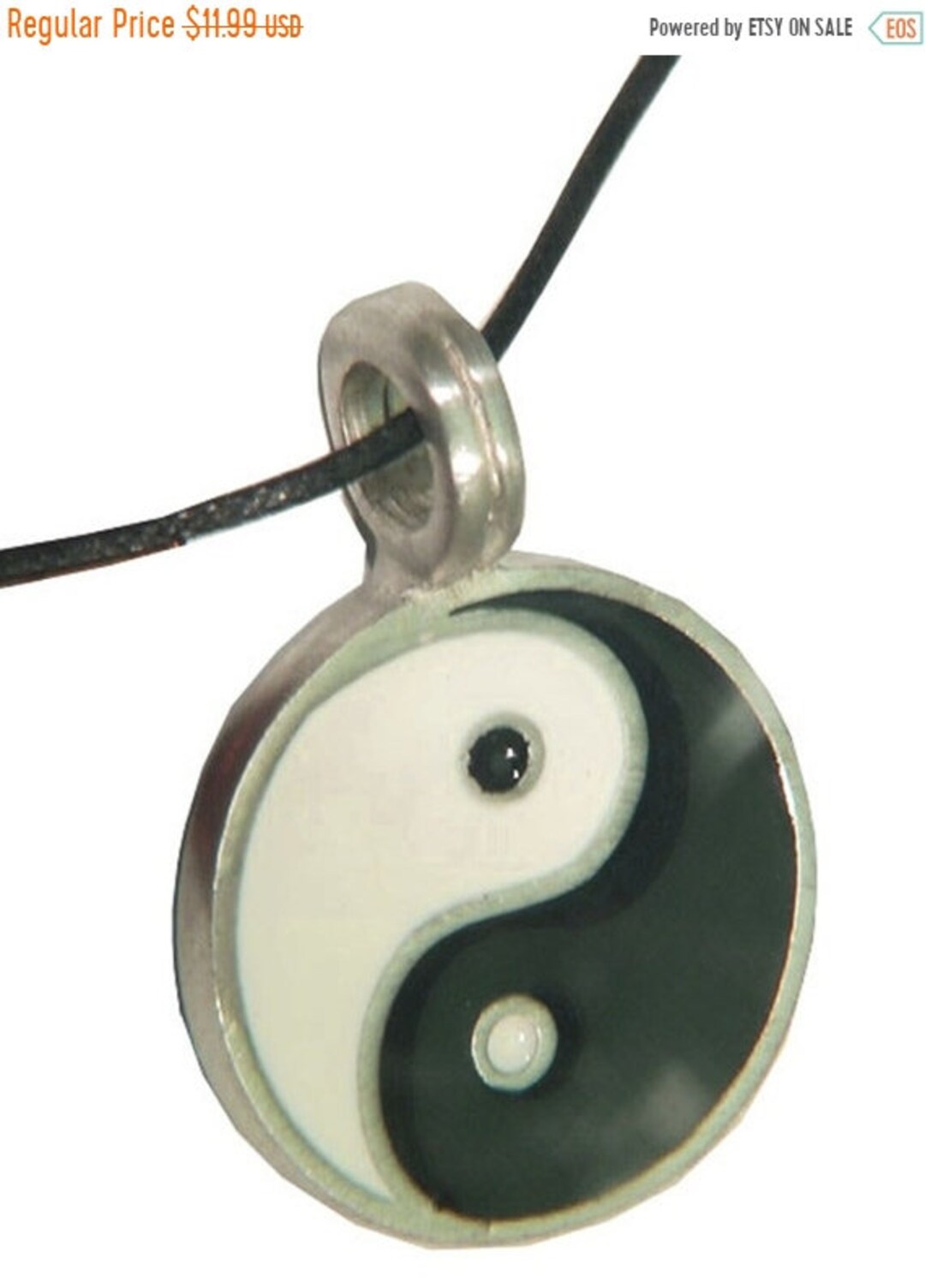 Yin and Yang 10 Pcs Pewter Pendant Neclace 1863B - Etsy