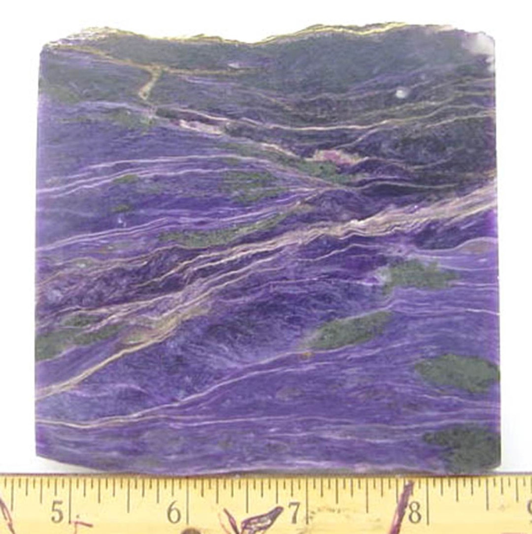 Russian Charoite Rough Lapidary Slab Specimen Gem 5539A - Etsy