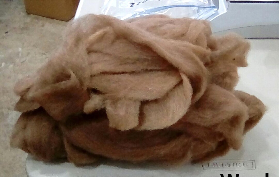 Shetland Moorit Wool Roving Natural Color 4 Oz. Wool_022 - Etsy
