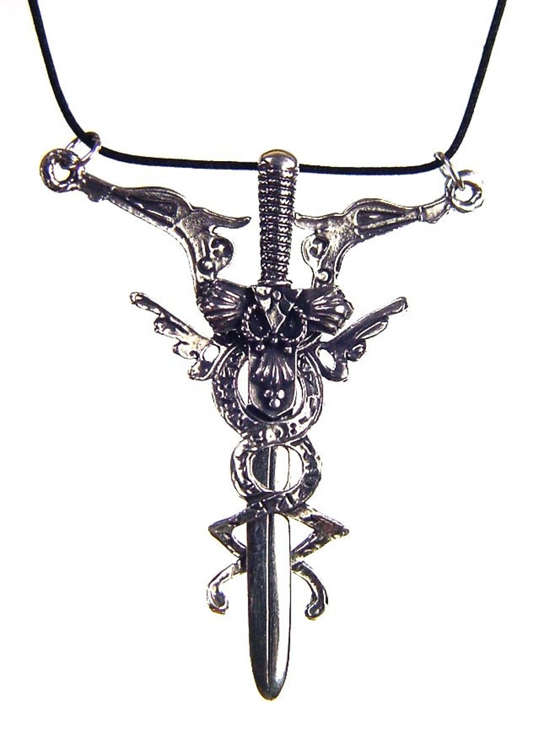 Pewter Celtic Norse Snake Caduceus (rod of Asclepius) With Removable ...