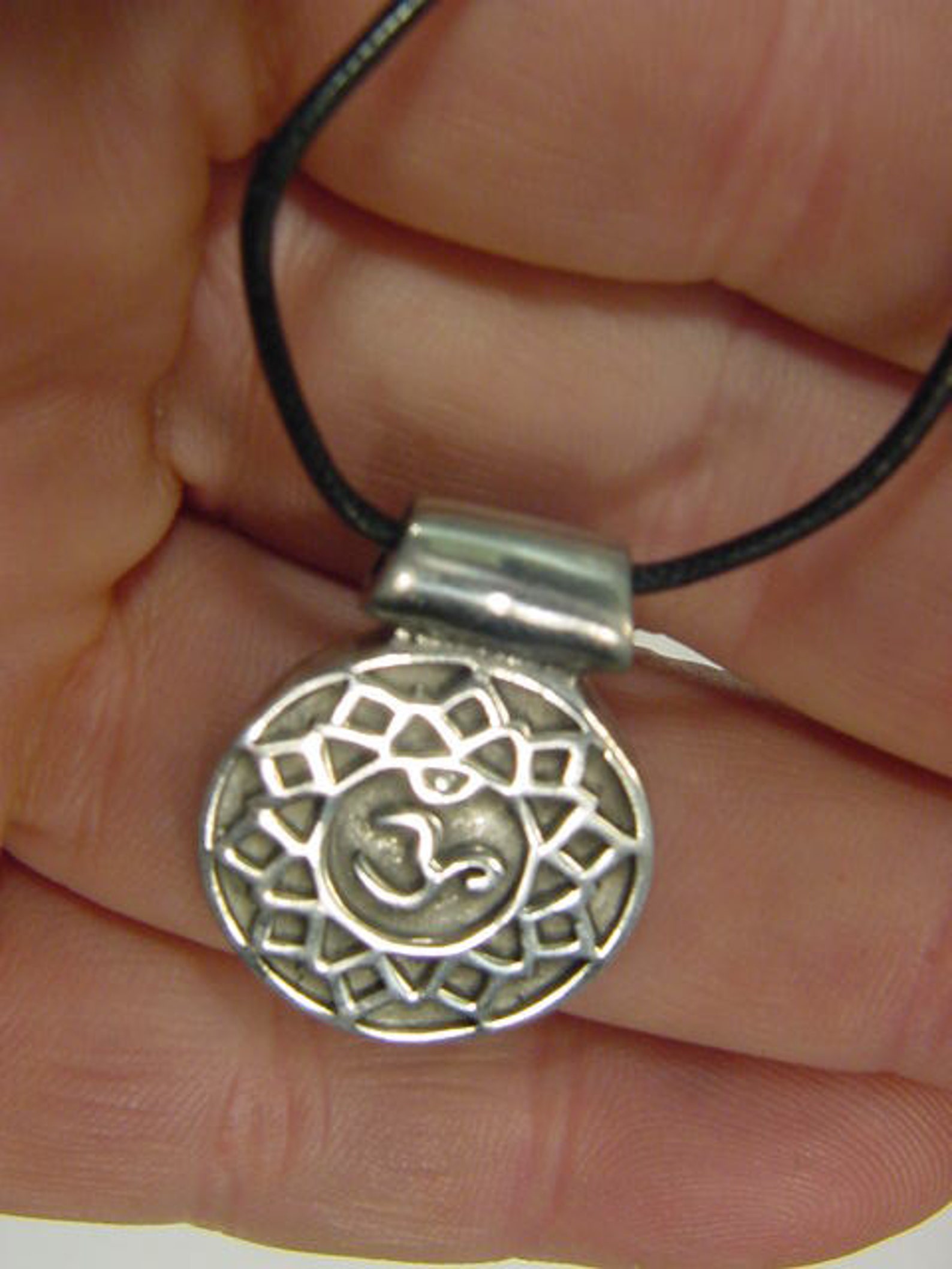 Sahashrara Crown 7th Chakra Amulet Pewter Pendant Necklace - Etsy Ireland