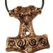 Thor's Hammer Necklace copper Pewter Pendant Viking Norse Mjollnir ...