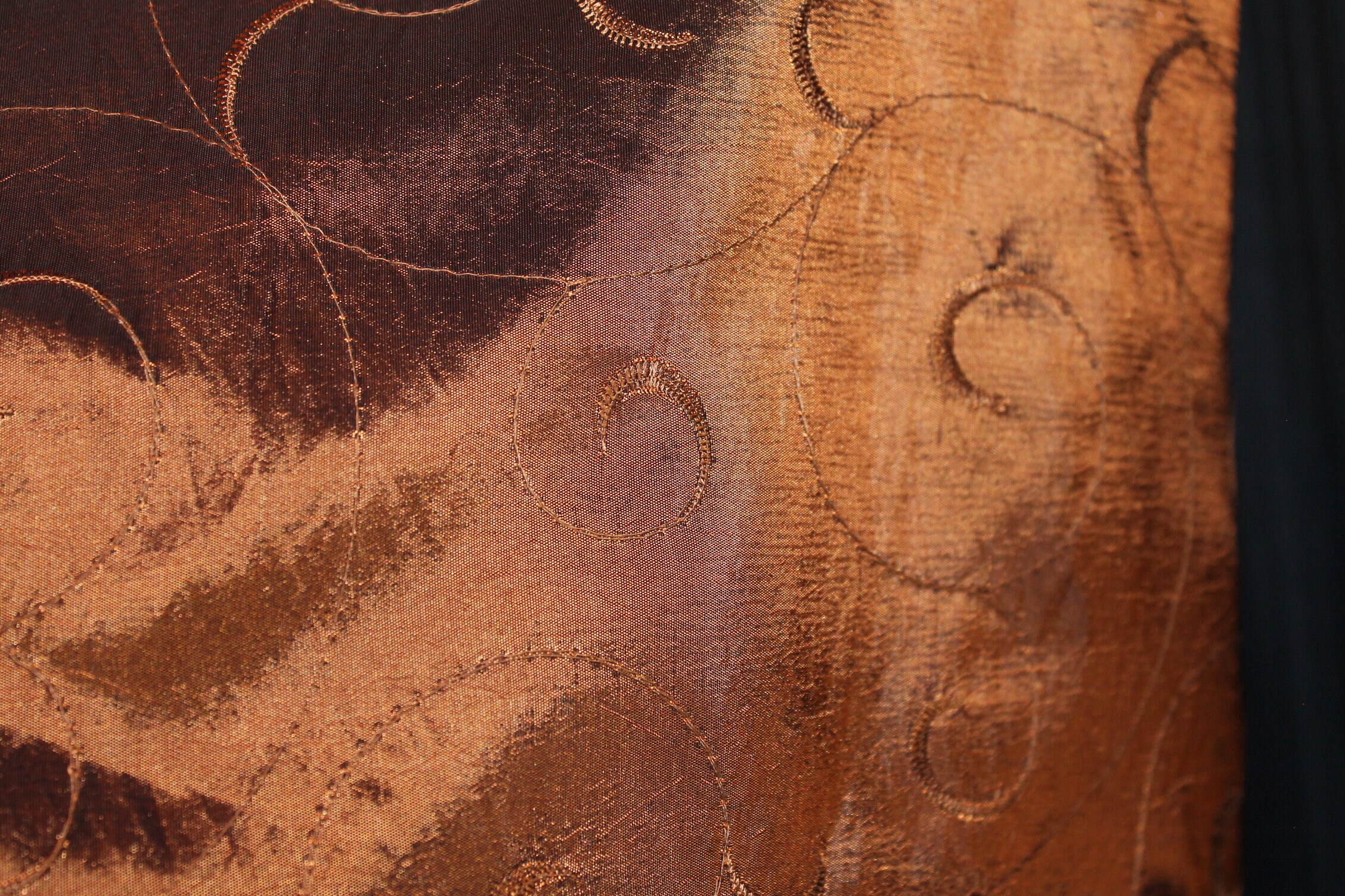 Brown Silk Cloak With Embroidered Hood - Etsy