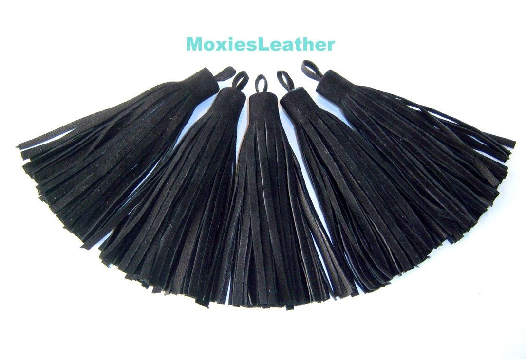 Leather Tassel ,black Suede Tassels ,genuine Suede ,tassels for ...