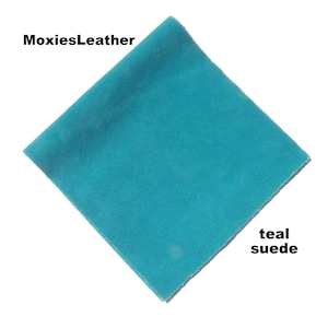 Leather Suede Skins - Genuine Suede - Real Leather - Suede Piece Green ...