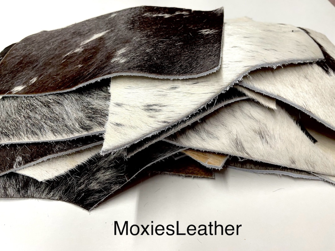 2 Lbs Hair on Hide Scraps-free Shipping-hair on Leather for Earrings ...
