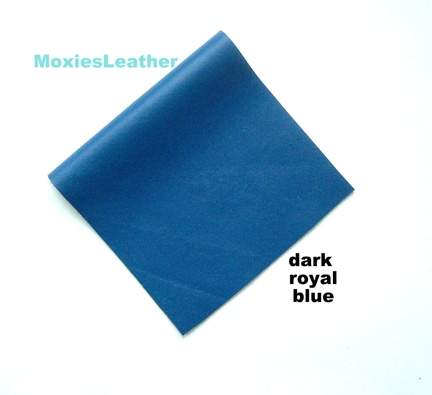 Leather by the Yard Dark Royal Blue Leather Scrap Piece or Larger - Etsy