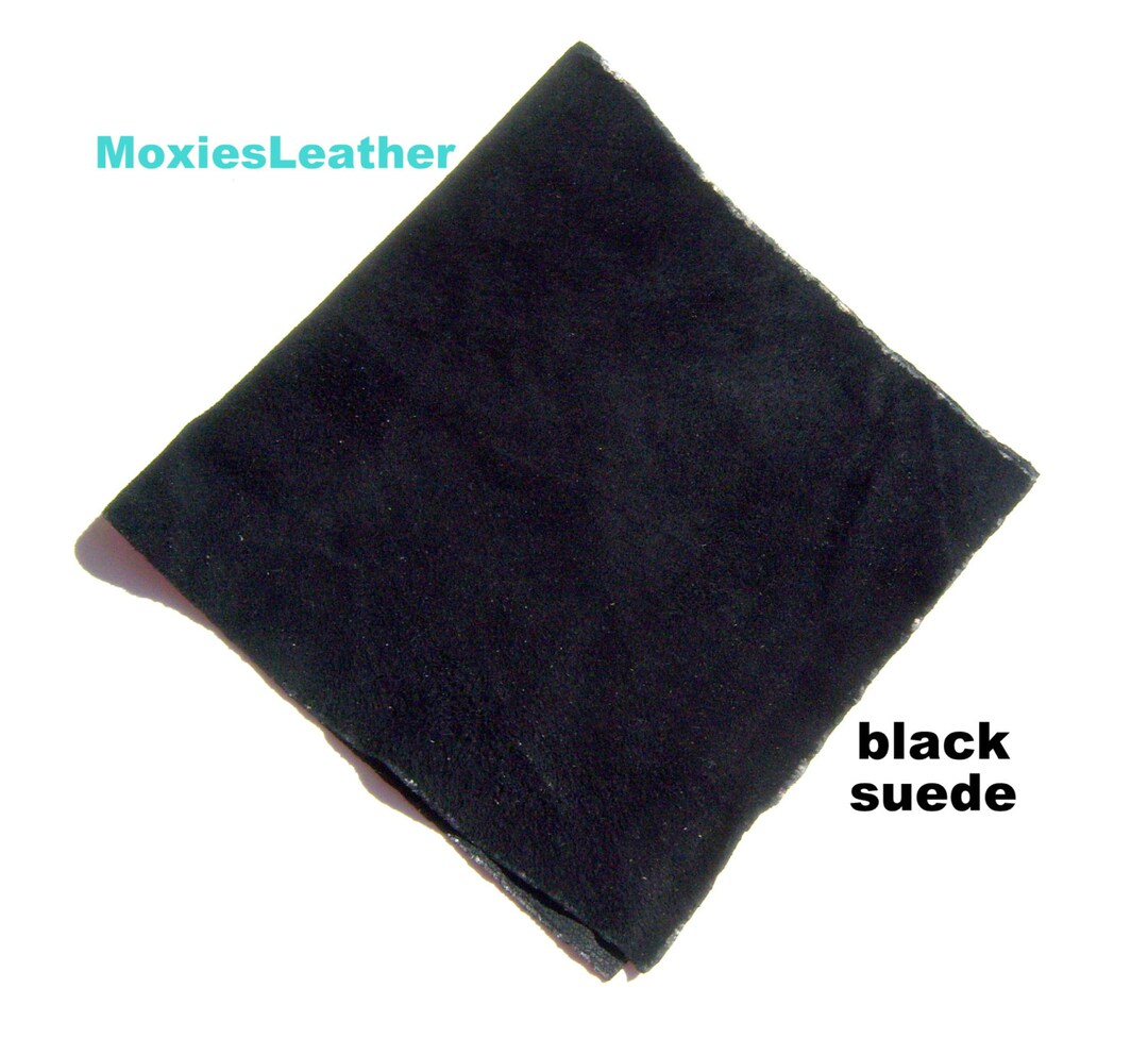 Black Suede Leather - Black Suede Leather Pieces - Black Suede for ...