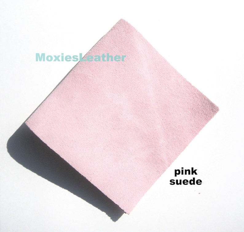Hint of Pink Suede - Genuine Suede Skin in Baby Pink - Soft Pink Suede ...