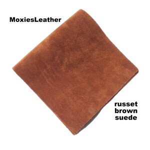 New Genuine Suede Sheets - Tan Suede - Turquoise Suede Pieces - Suede ...