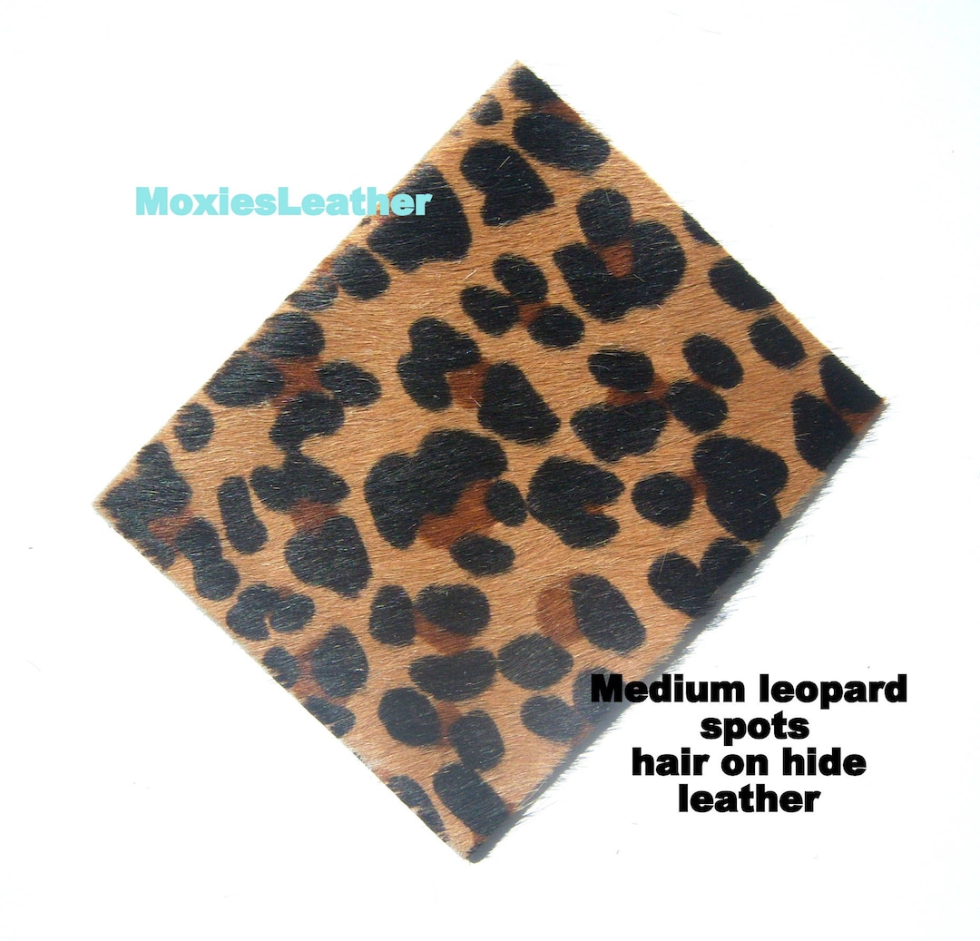Leopard Hair on Hide Print Leather - Leopard and Tiger Leather ...