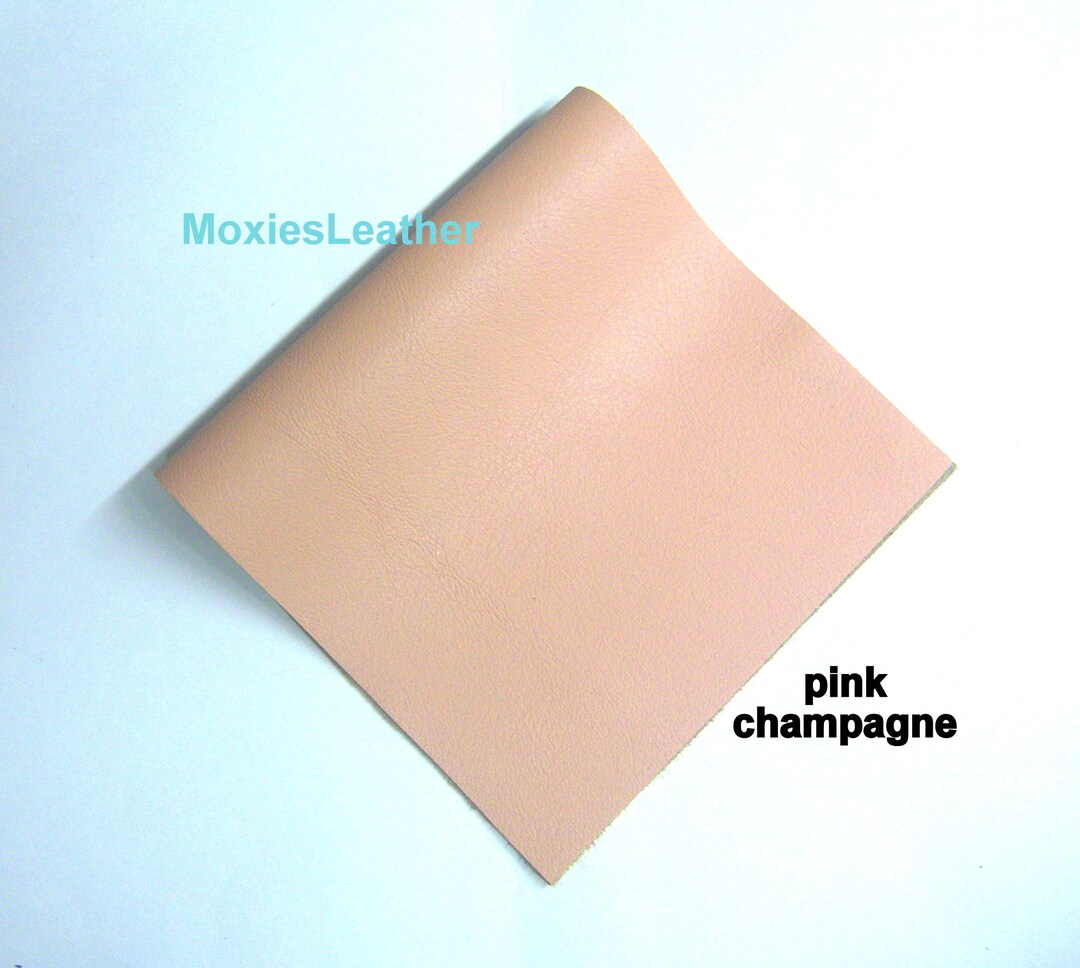 Pink Champagne Leather , Genuine Leather , Champagne Color Leather All ...